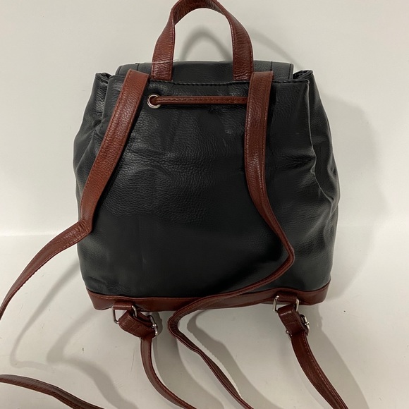 Stone & Co. | Bags | Stone Mountain Co Talia Leather Backpack Blktan ...